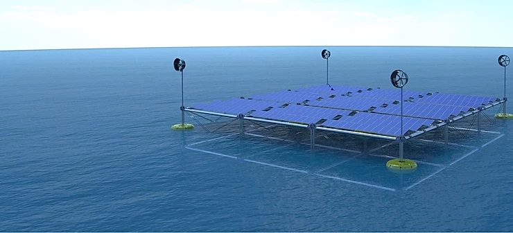 SINN Power - Wave, wind and PV: The world's first floating Ocean Hybrid ...